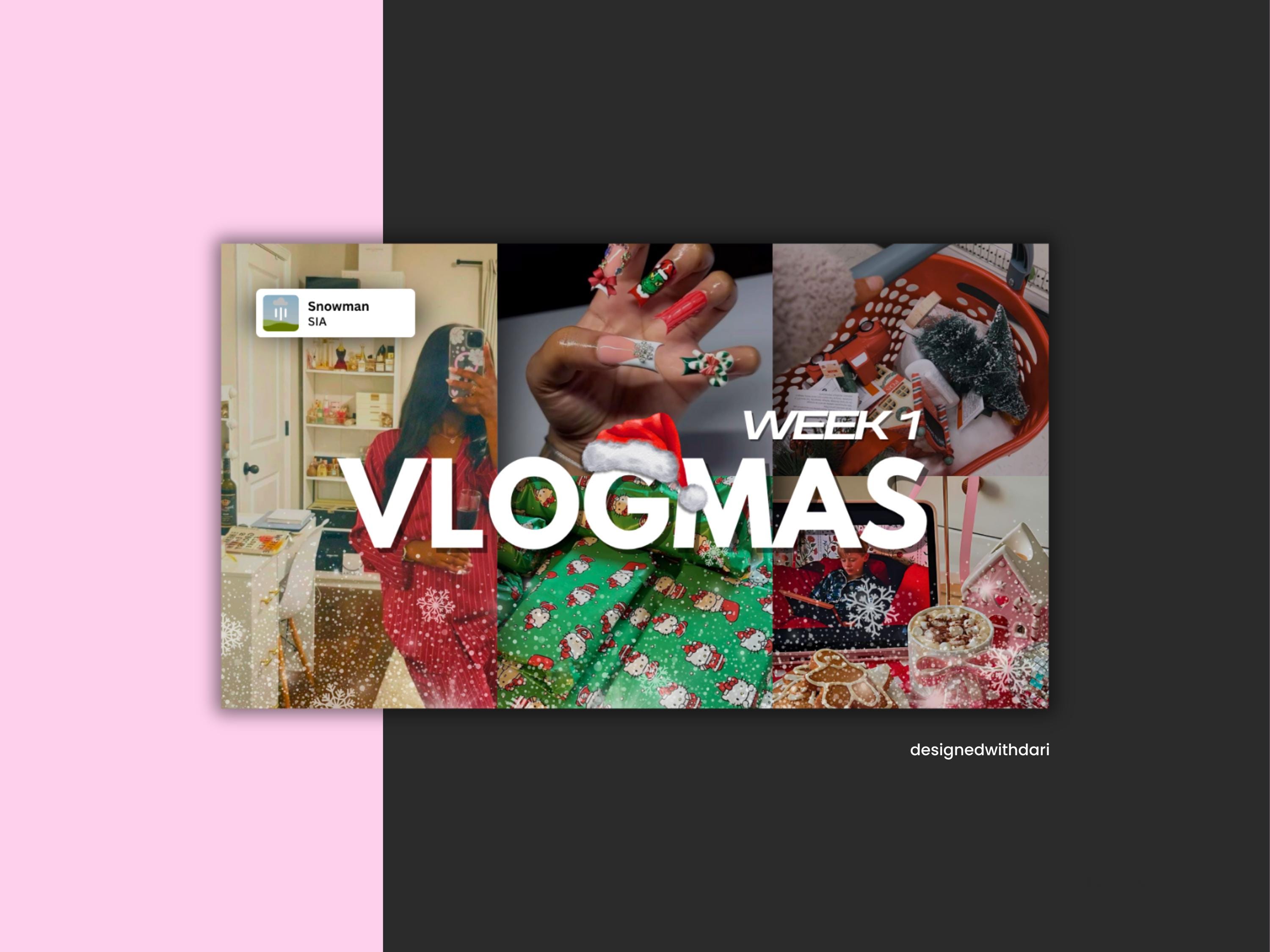 Editable Christmas Youtube Thumbnail Templates: Canva Branding Kit for ...