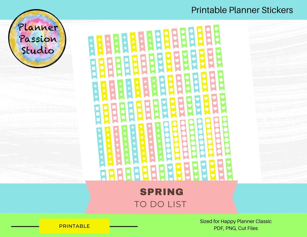 Spring to Do List - Etsy