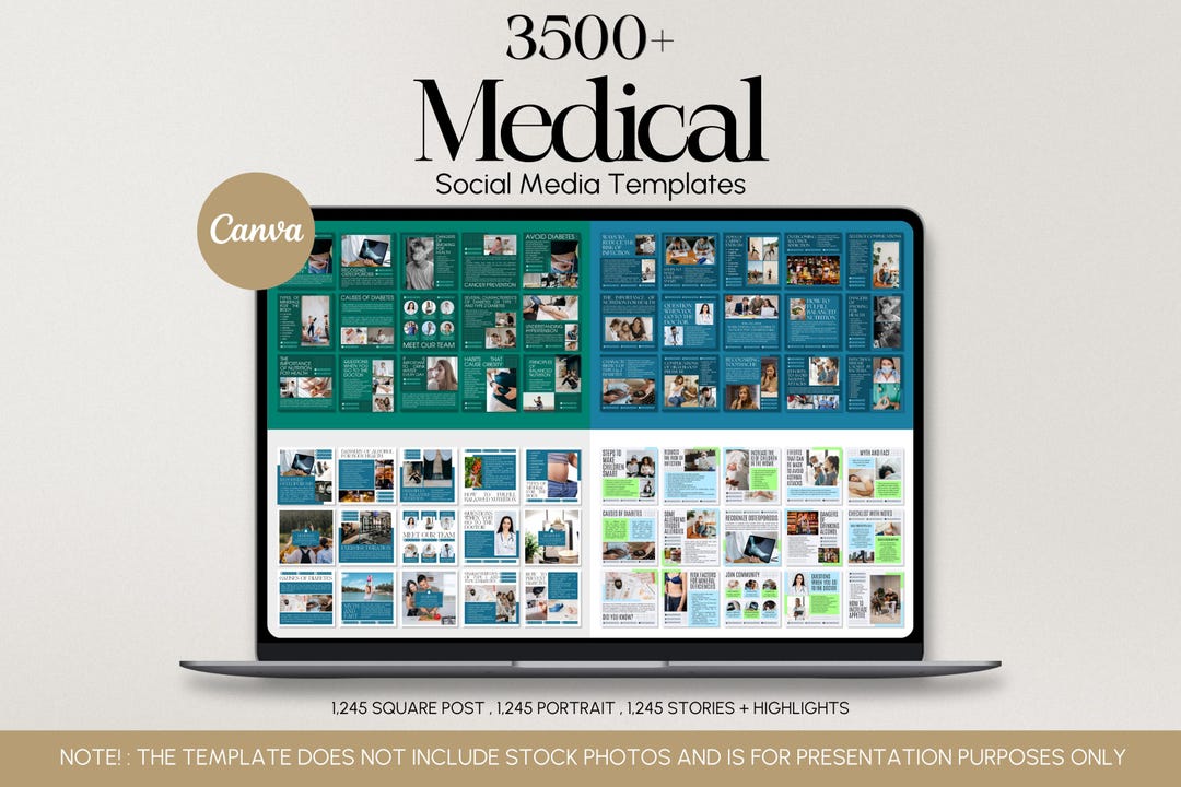 Editable Medical Canva Templates for Doctors, Clinics, Dentists, Nurses ...