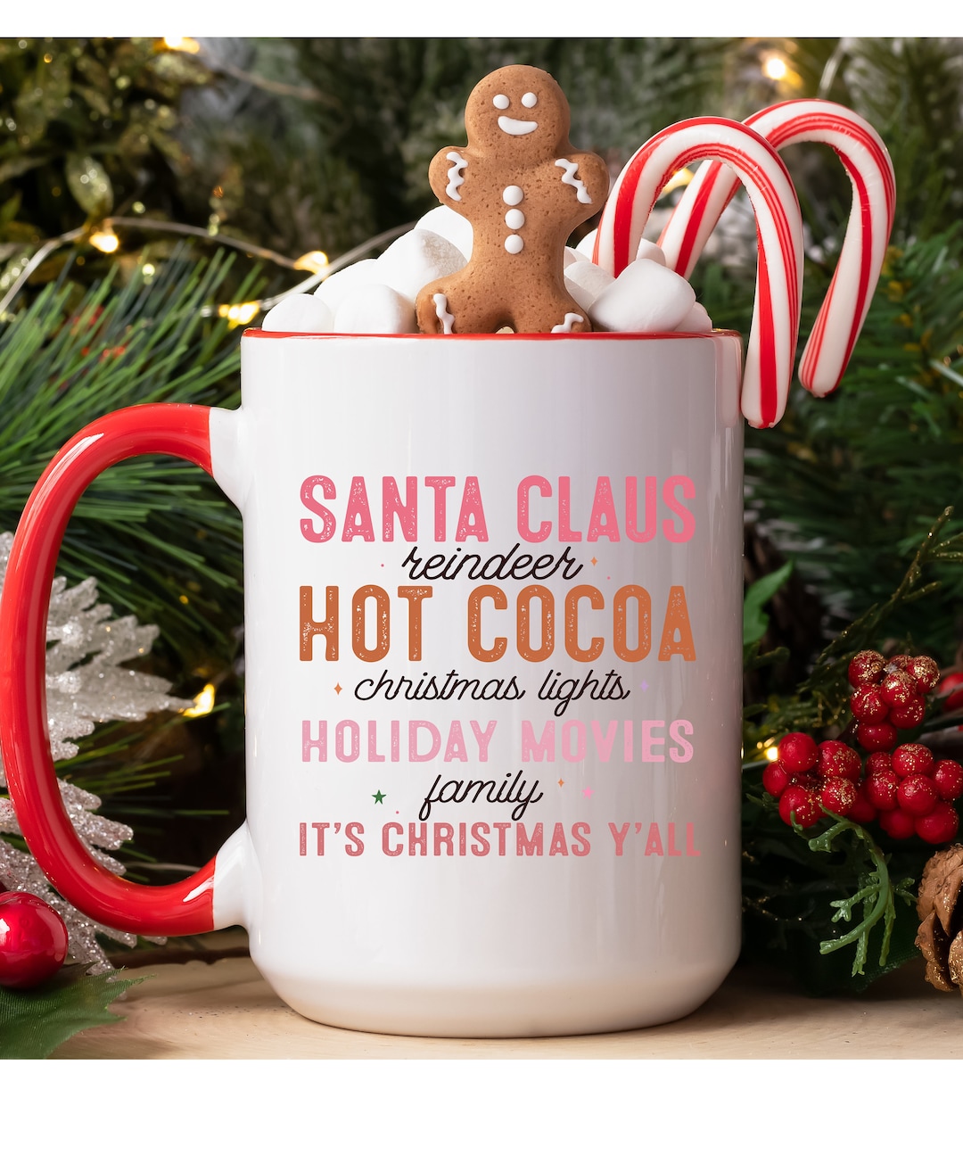 Santa Mugs, Coffee Mugs for Gifts, Gifts for Santa, Christmas Mugs ...