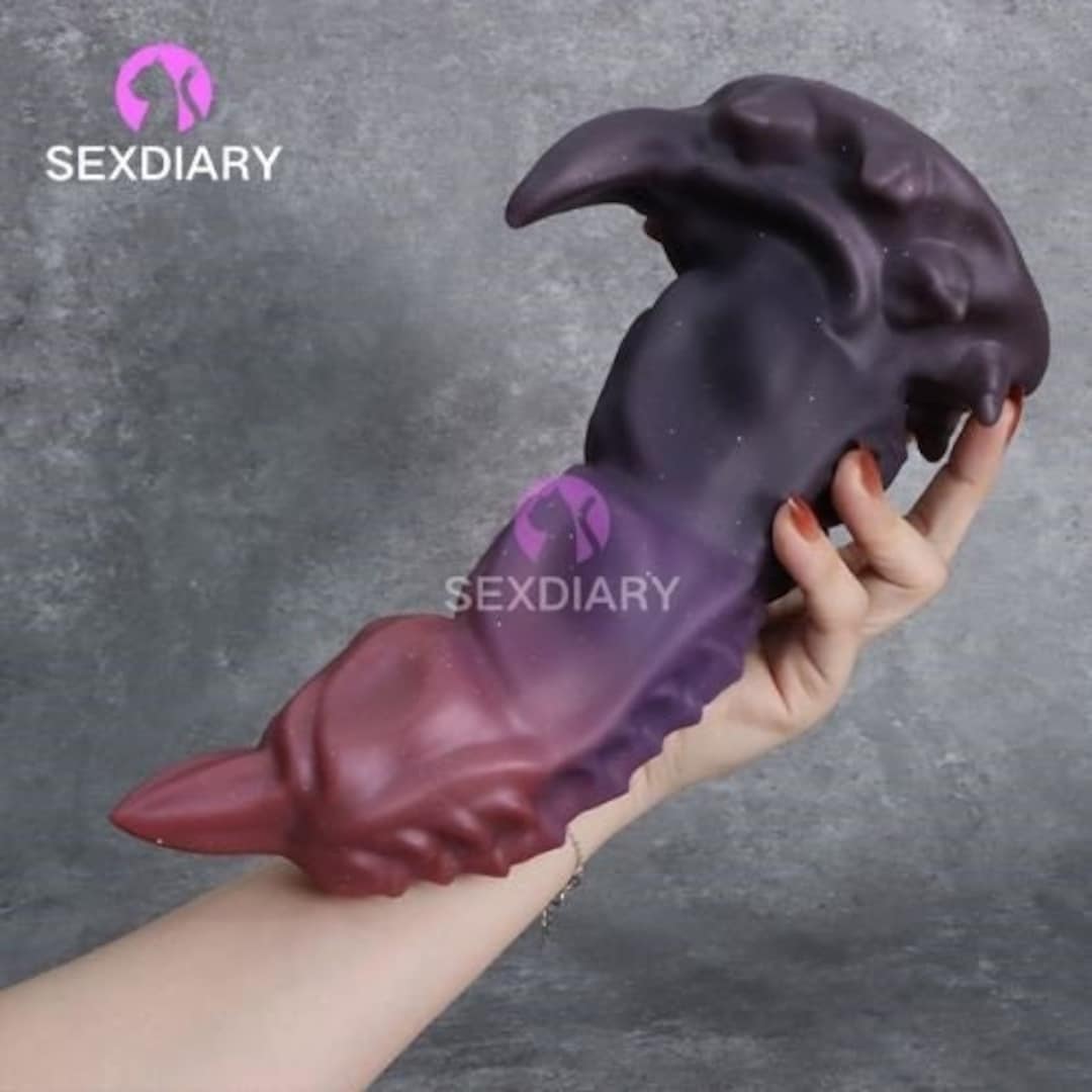 Deep Fantasy Dragon Dildo Knotted Monster Dildo Thrusting Erotic T
