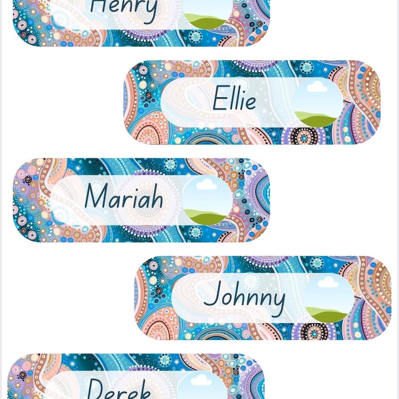 Locker Tags Indigenous Artwork - Etsy Canada