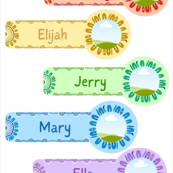 Name Tags Aboriginal - Etsy Australia