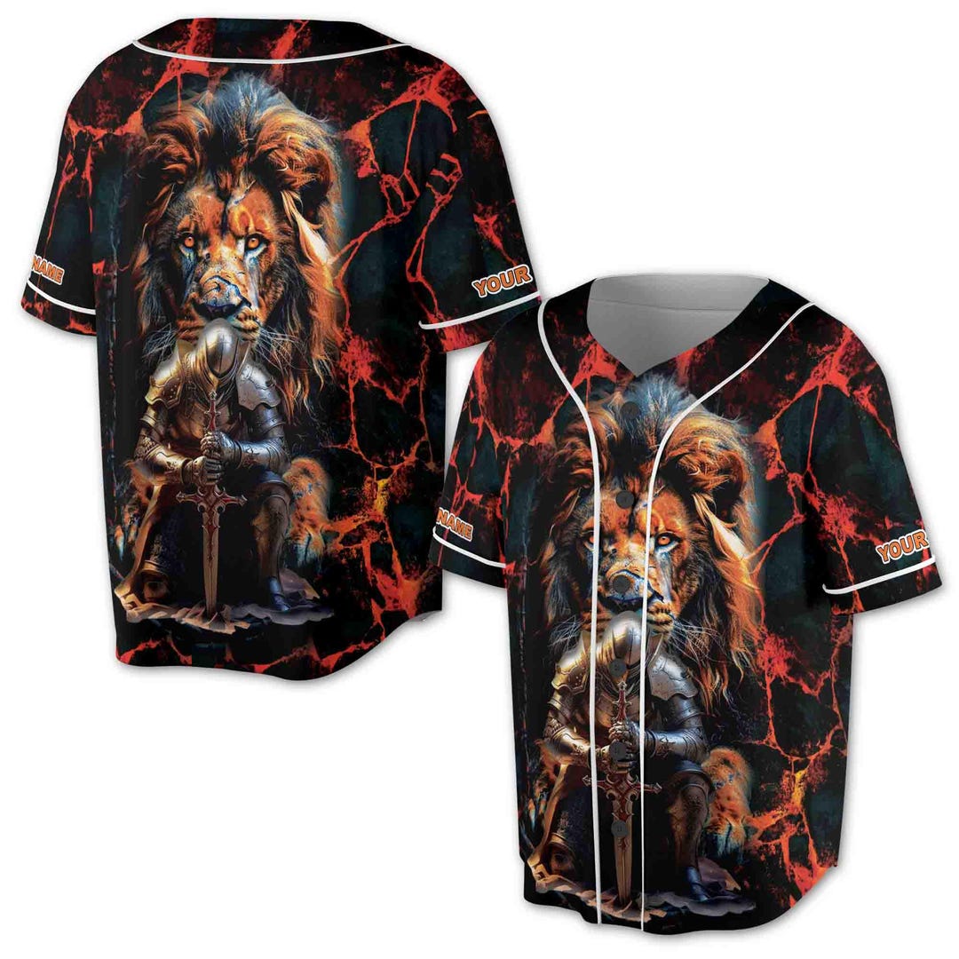 Knight Templar Lion of Judah Baseball Jersey S-5XL - Etsy