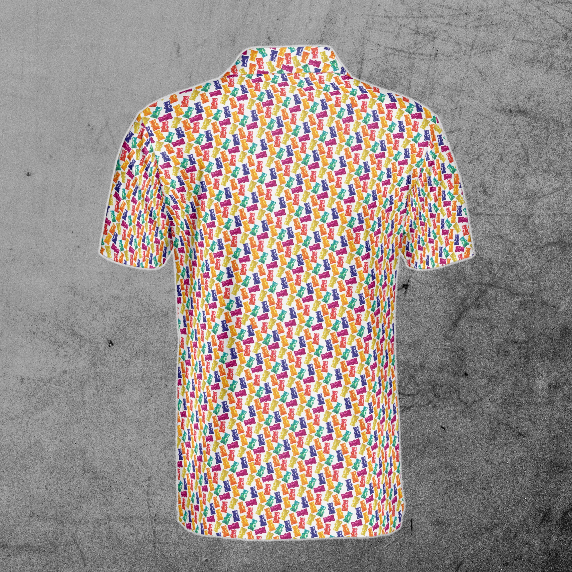 Funny Gummy Colorful Bear Gift Golf Men's Polo Shirt S-5XL - Etsy