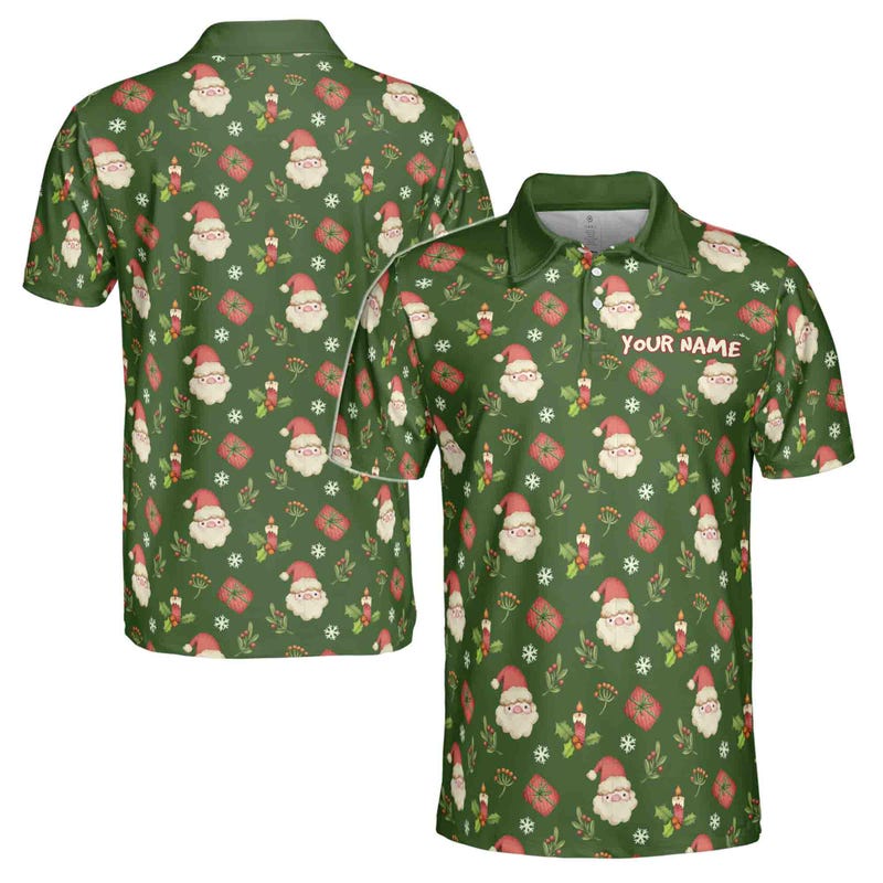 Christmas Polo Shirt - Etsy UK