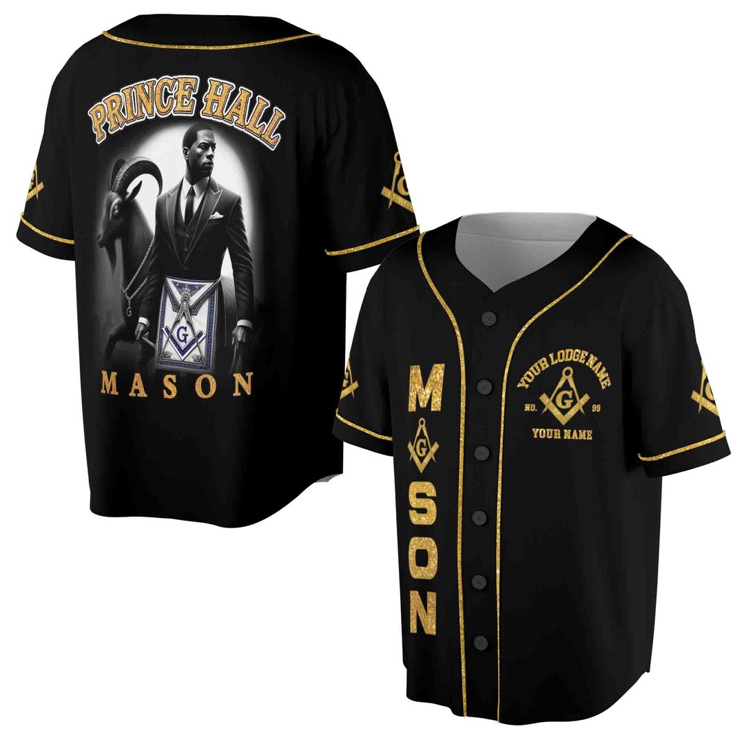 Customized Masonic PHA Riding the Goat Baseball Jersey S-5XL - Etsy