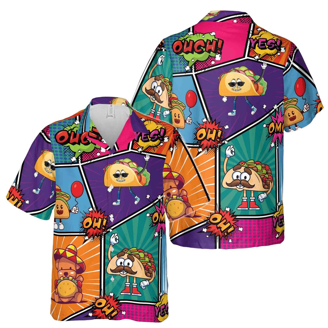 Funny Taco Lover OMG It's Taco Hawaiian Shirt S-5XL - Etsy