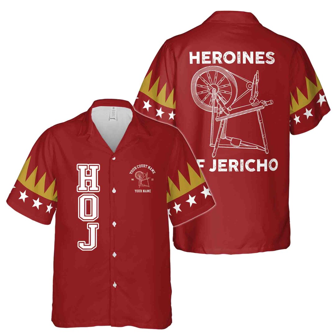 Custom Name Court Heroines of Jericho HOJ Hawaiian Shirt S-5XL - Etsy