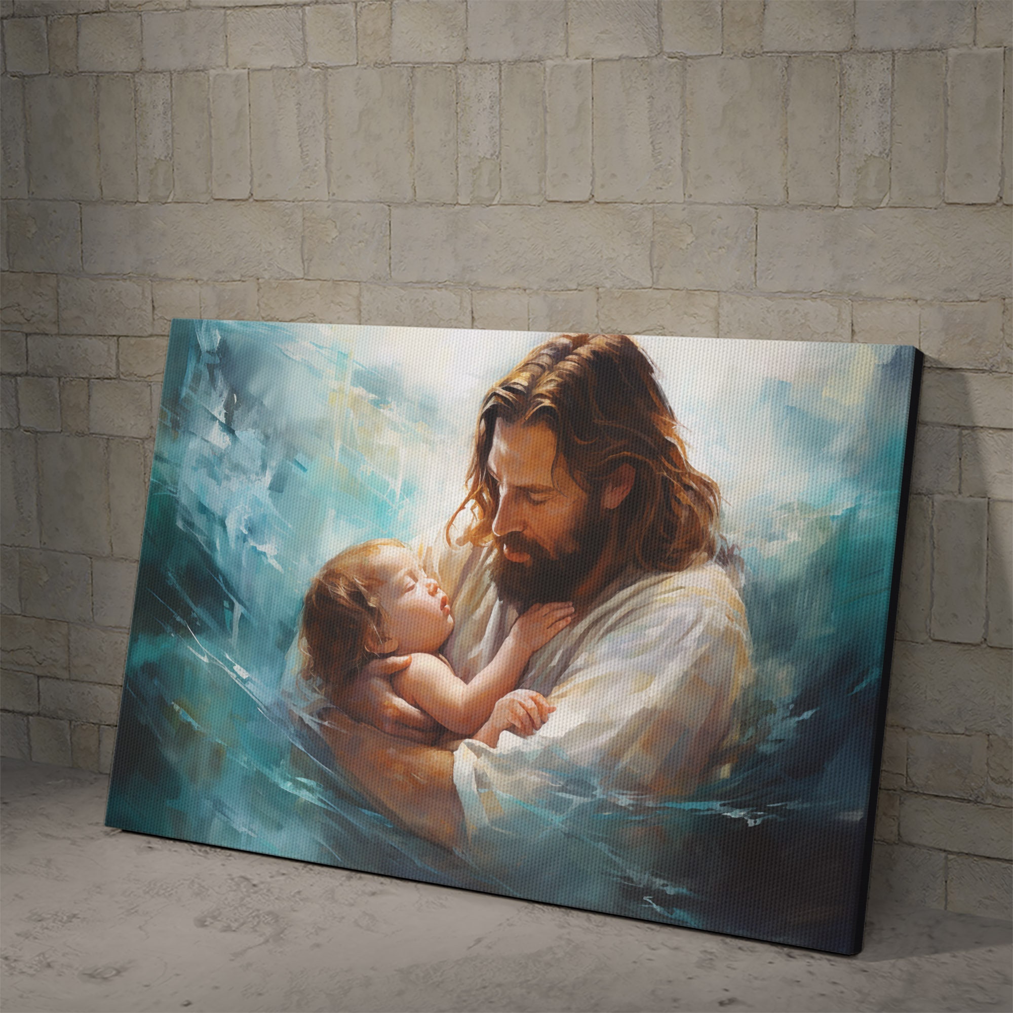 Jesus Protection 1 Poster and Canvas - Etsy