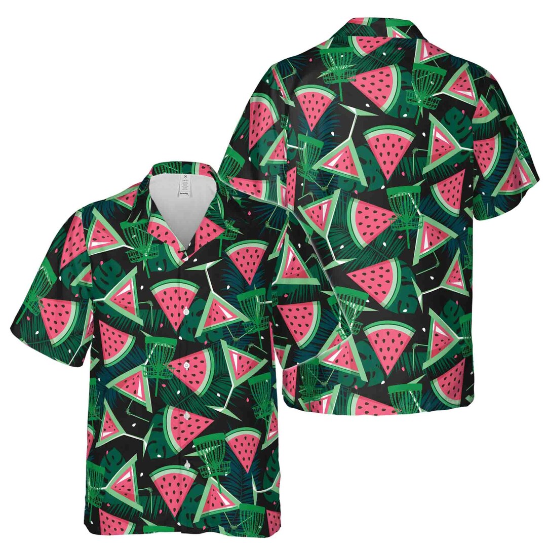 Funny Watermelon Cocktail Disc Golf Hawaiian Shirt S-5XL - Etsy