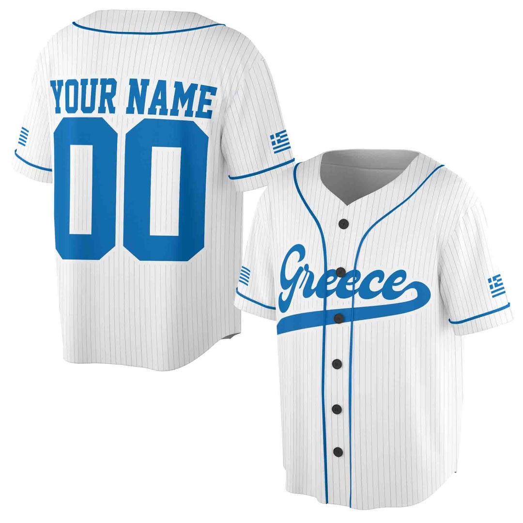 Personalized Name Number Greece Coat of Arms Flag Kids Youths Adults ...