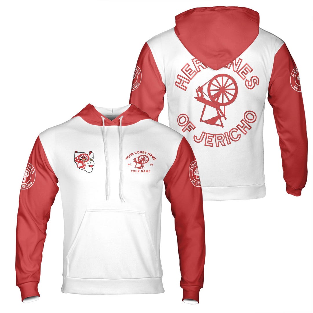 Personalized Heroines of Jericho Custom Court Name Hoodie S-5XL - Etsy