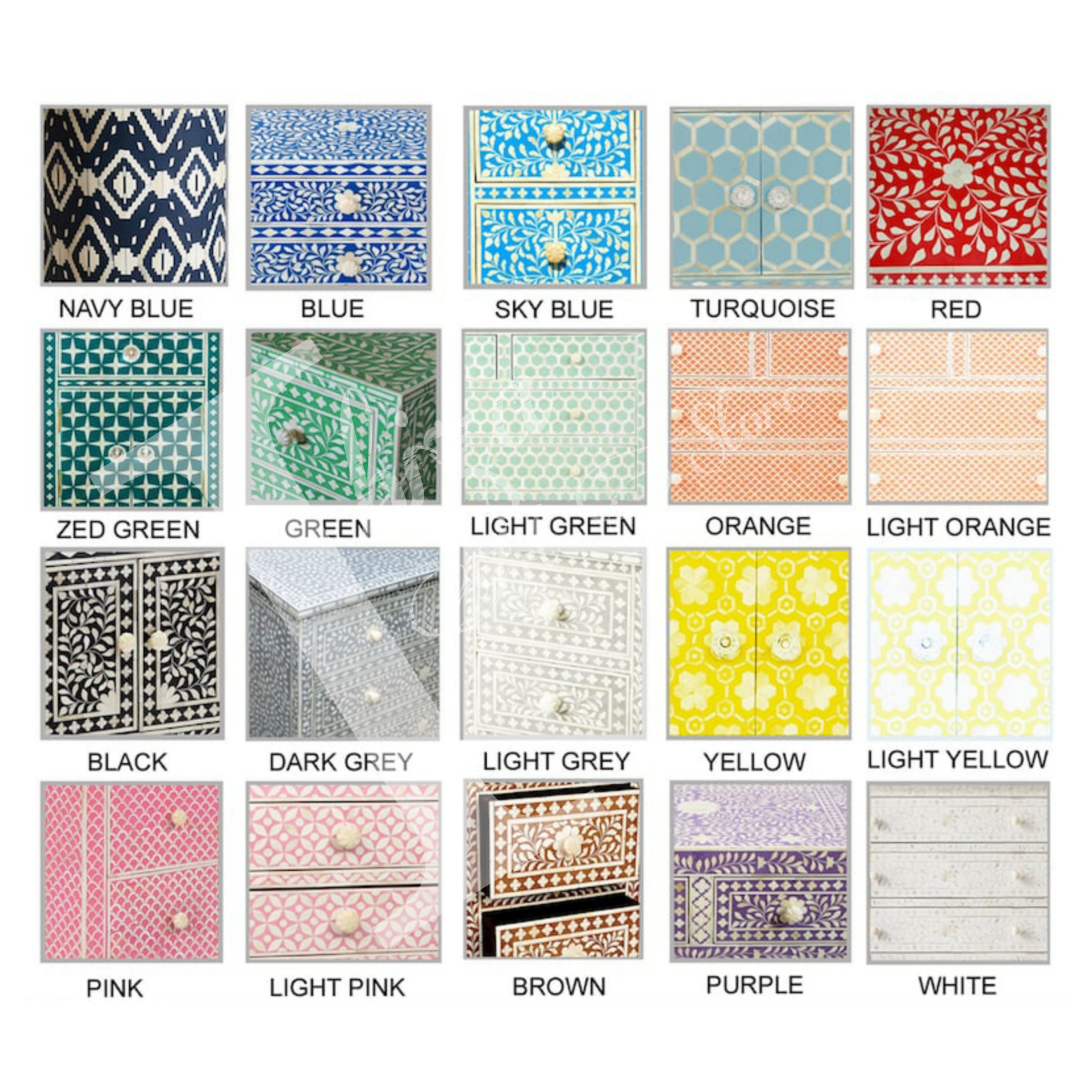 Bone Inlay Mirror , Striped Bone Inlay Wall Mirror , Modern Pattern ...