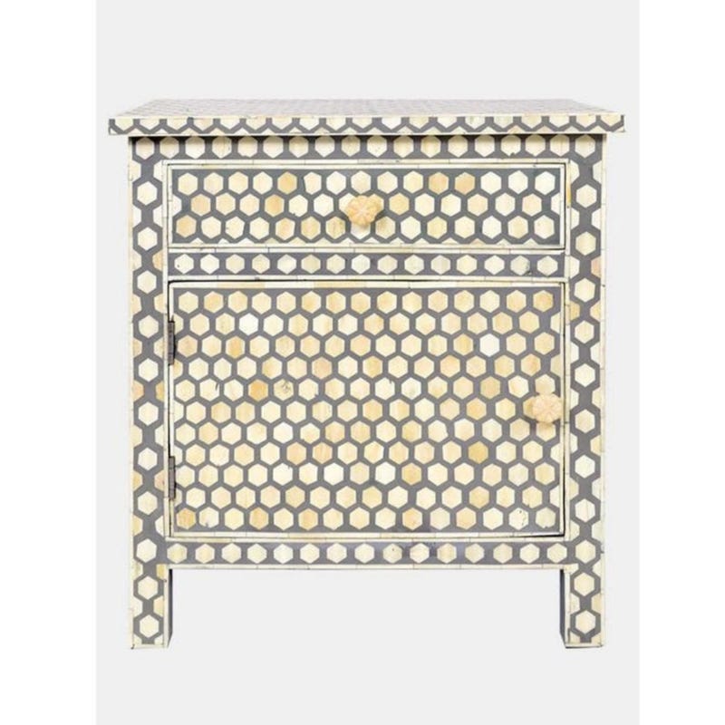 Bone Inlay Nightstand - Etsy