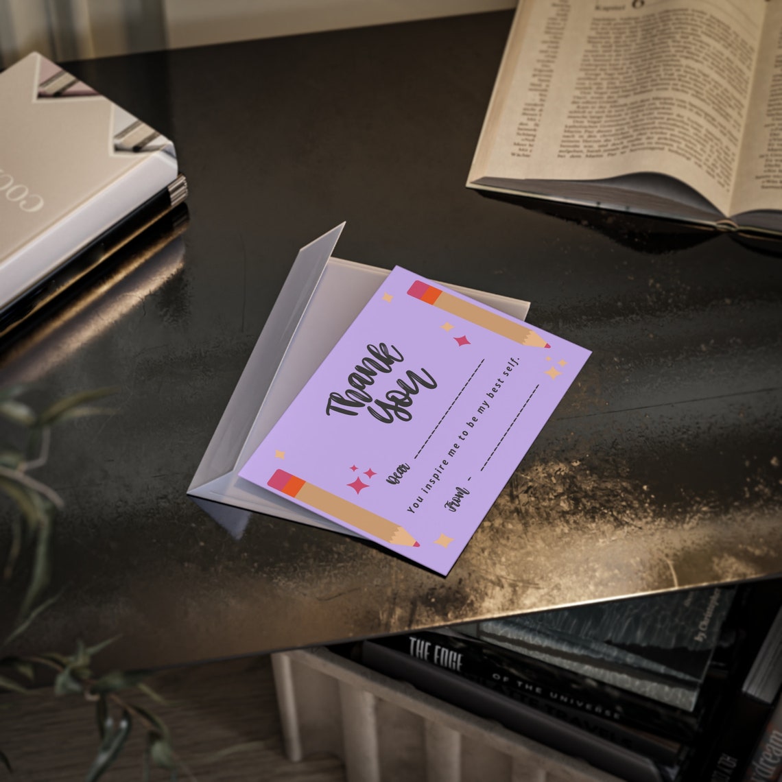 Thank You Teacher's Day Cards one-sided Print - Etsy