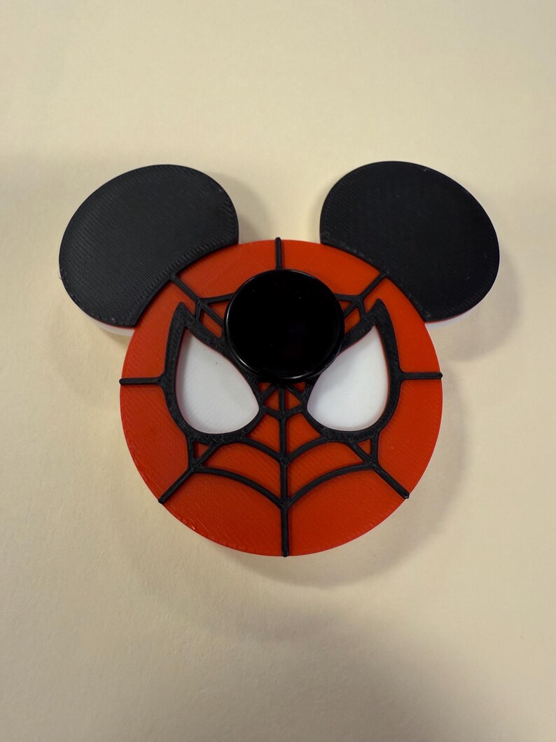 Spinderman Mickey Fidget. 3d Printed. - Etsy