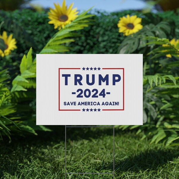 Trump 2024 Yard Sign - Etsy