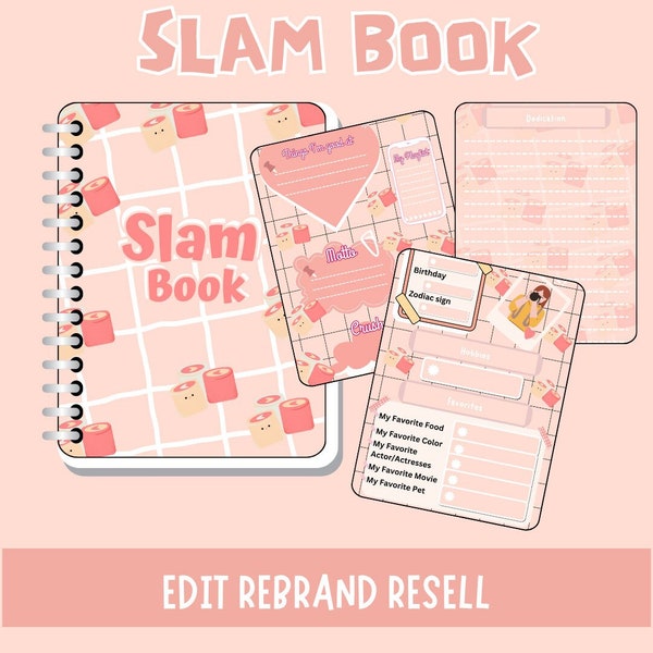 Slam Book - Etsy