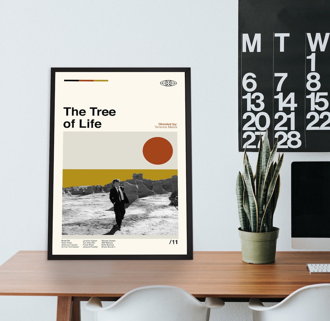 The Tree of Life Poster Terrence Malick Minimalist Movie - Etsy