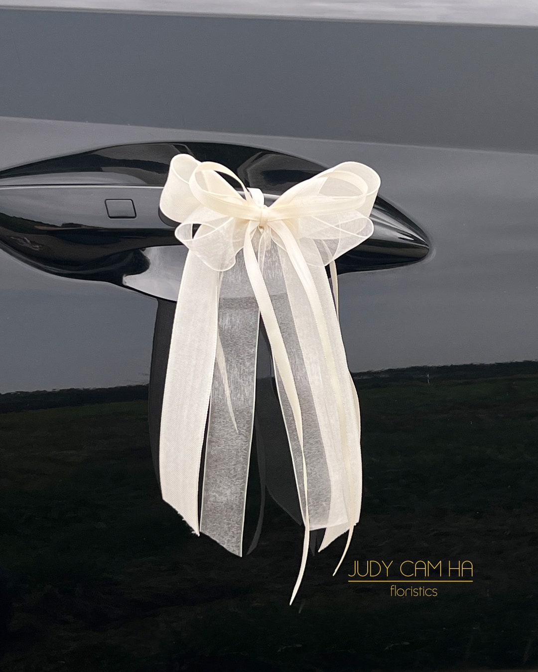 10 Loops Antenna Loops Car Loops Car Decoration Wedding Cream Ivory ...