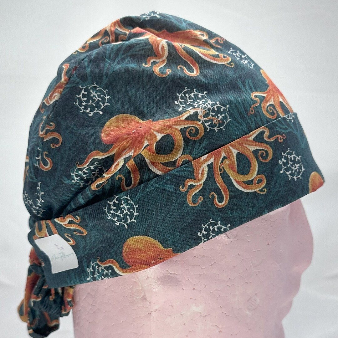 Fran-tastic Scrub Hat Octopus - Etsy