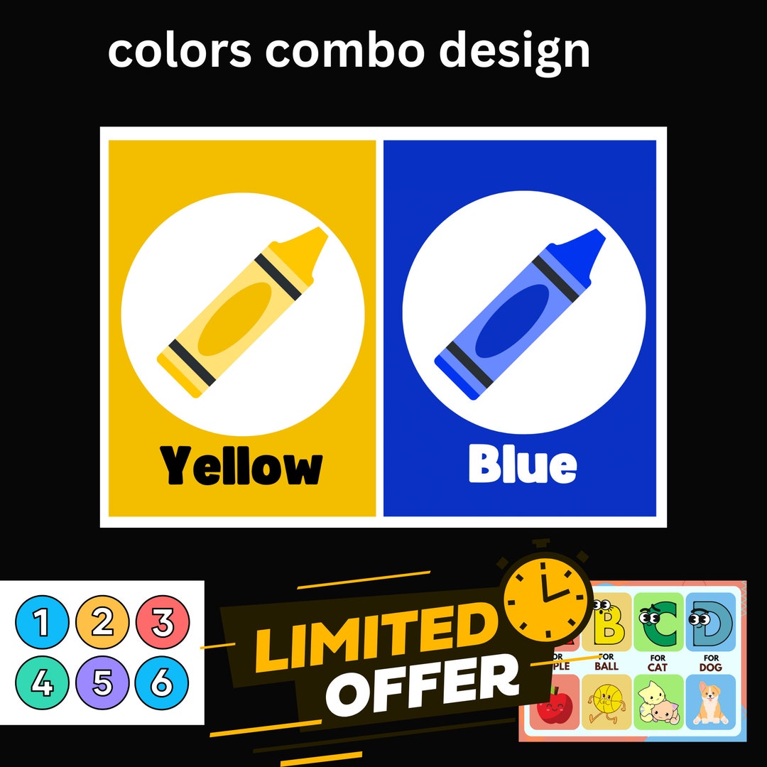 Colors Combo Design - Etsy
