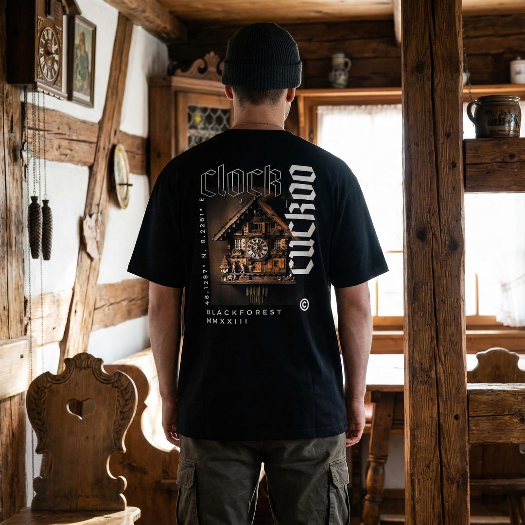 Black Forest Cuckoo Clock T-shirt – Home Black Forest Shirt – Unisex ...