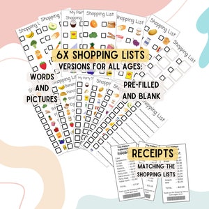 Kids Dramatic Play Grocery Supermarket Set - Printable Role Playing ...