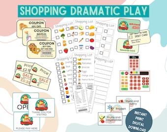 Farmer's Market Dramatic Play Pack Spring Themed Pretend - Etsy