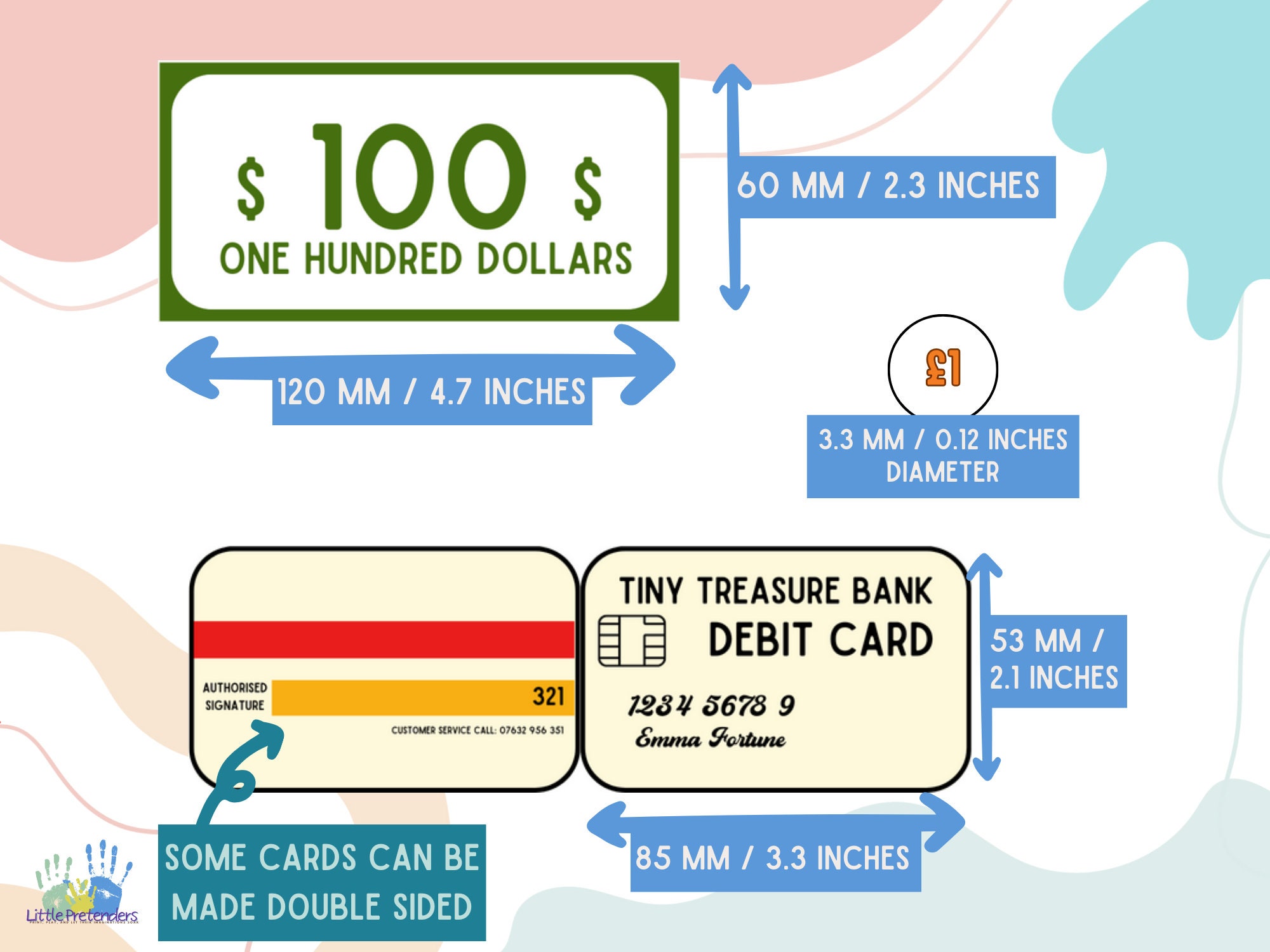 Printable Play Money Currency Dollars Pounds Euros - Etsy