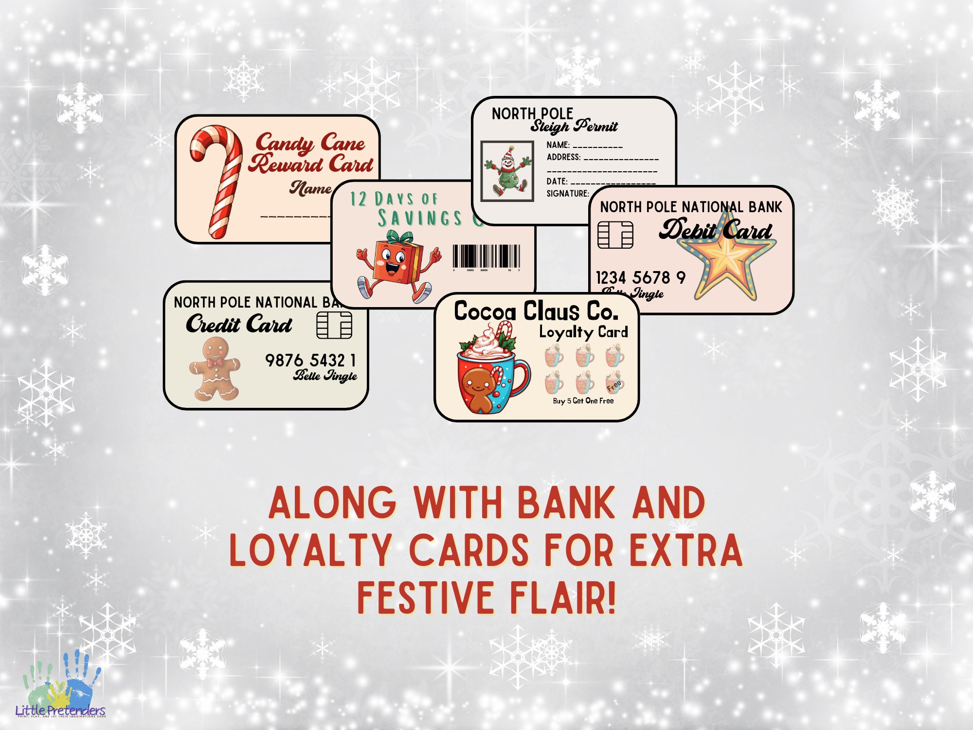 Printable Christmas Play Money: Santa Bucks - North Pole Money ...