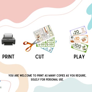 Printable Play Money Animal Currency - Dollars, Pounds, Euros ...