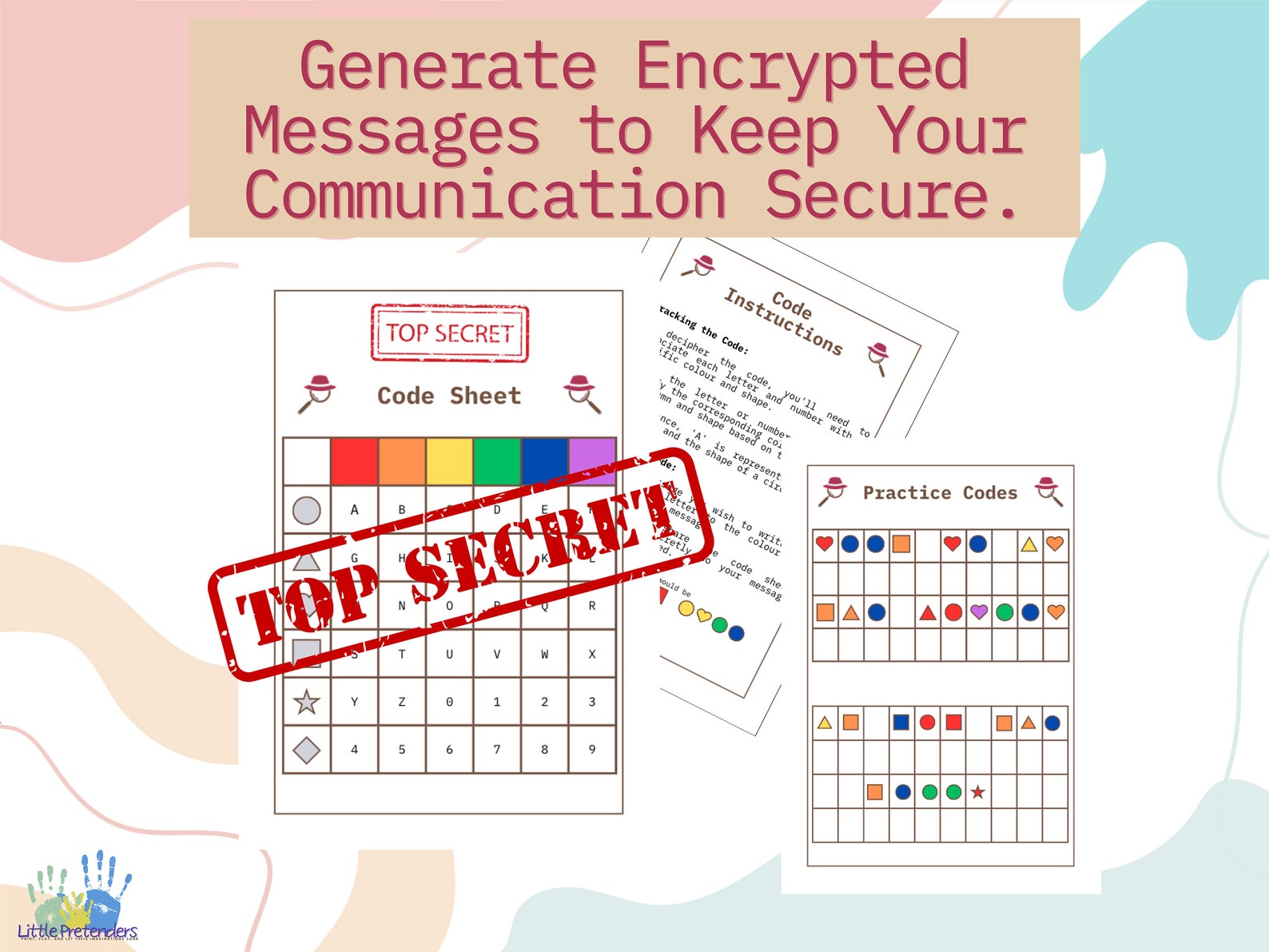 Detective Dramatic Play Set - Digital Download - Pretend Play, Role ...