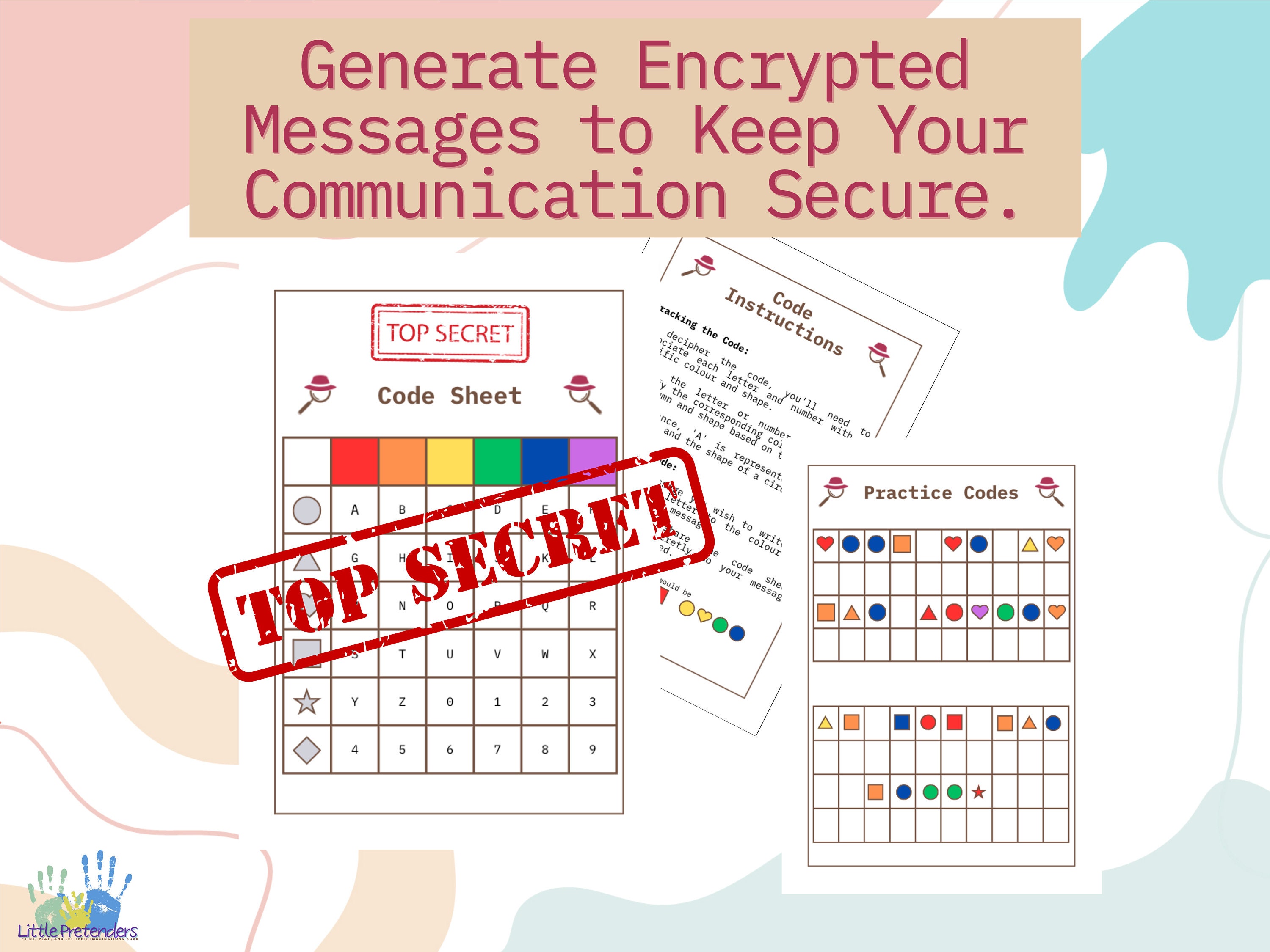 Detective Dramatic Play Set - Digital Download - Pretend Play, Role ...