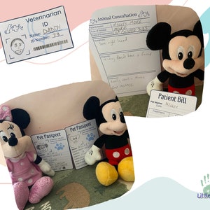 Vet Dramatic Play Printable, Kids Animal Hospital Role Play, Preschool ...