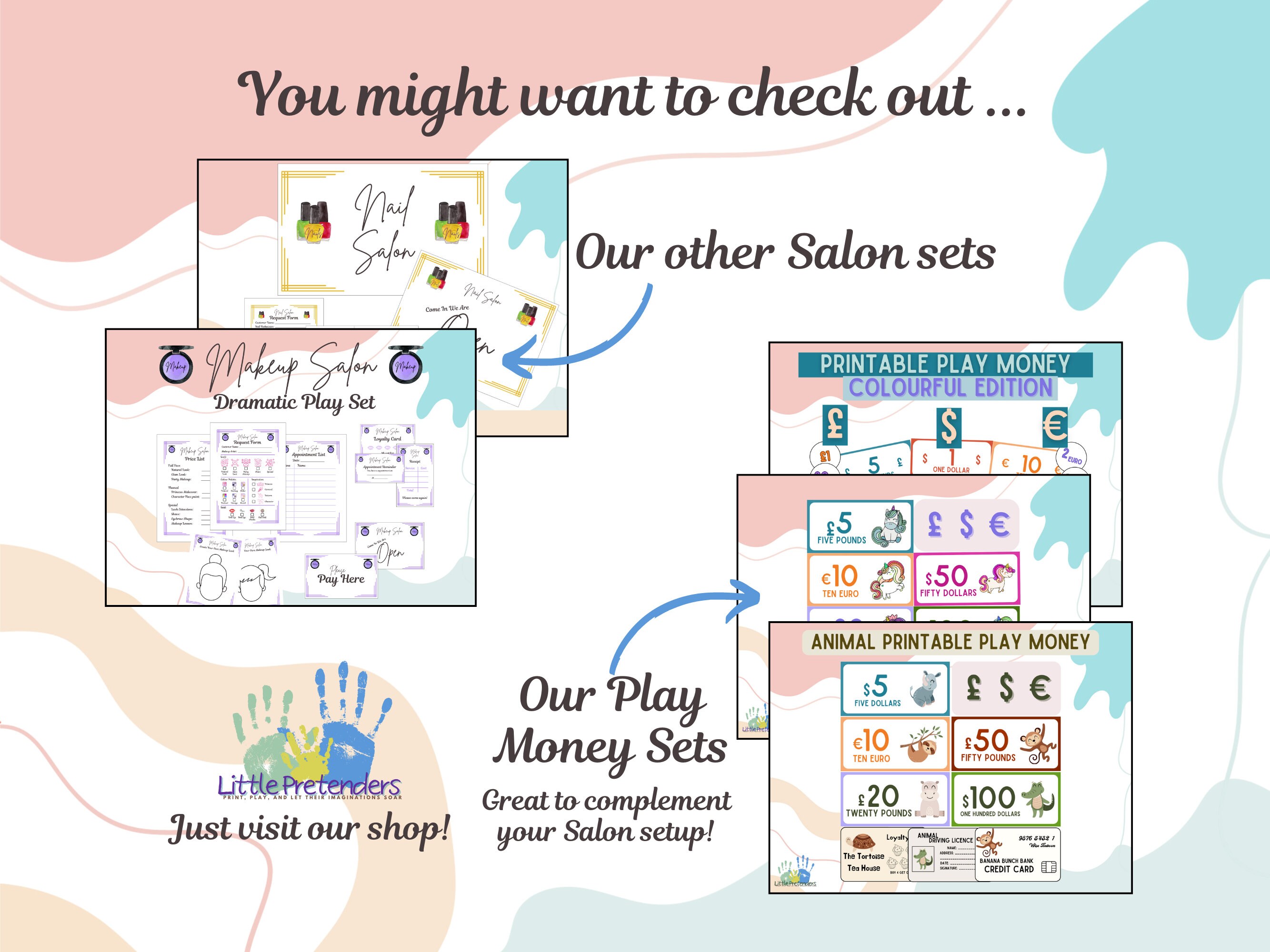 Hair Salon Dramatic Role Play Set - Childrens Digital Pretend Beauty ...