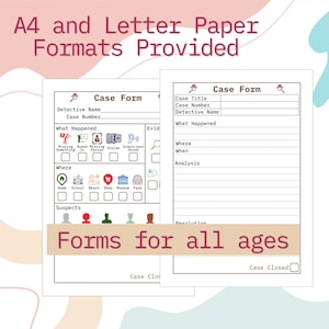 Detective Dramatic Play Set - Digital Download - Pretend Play, Role ...