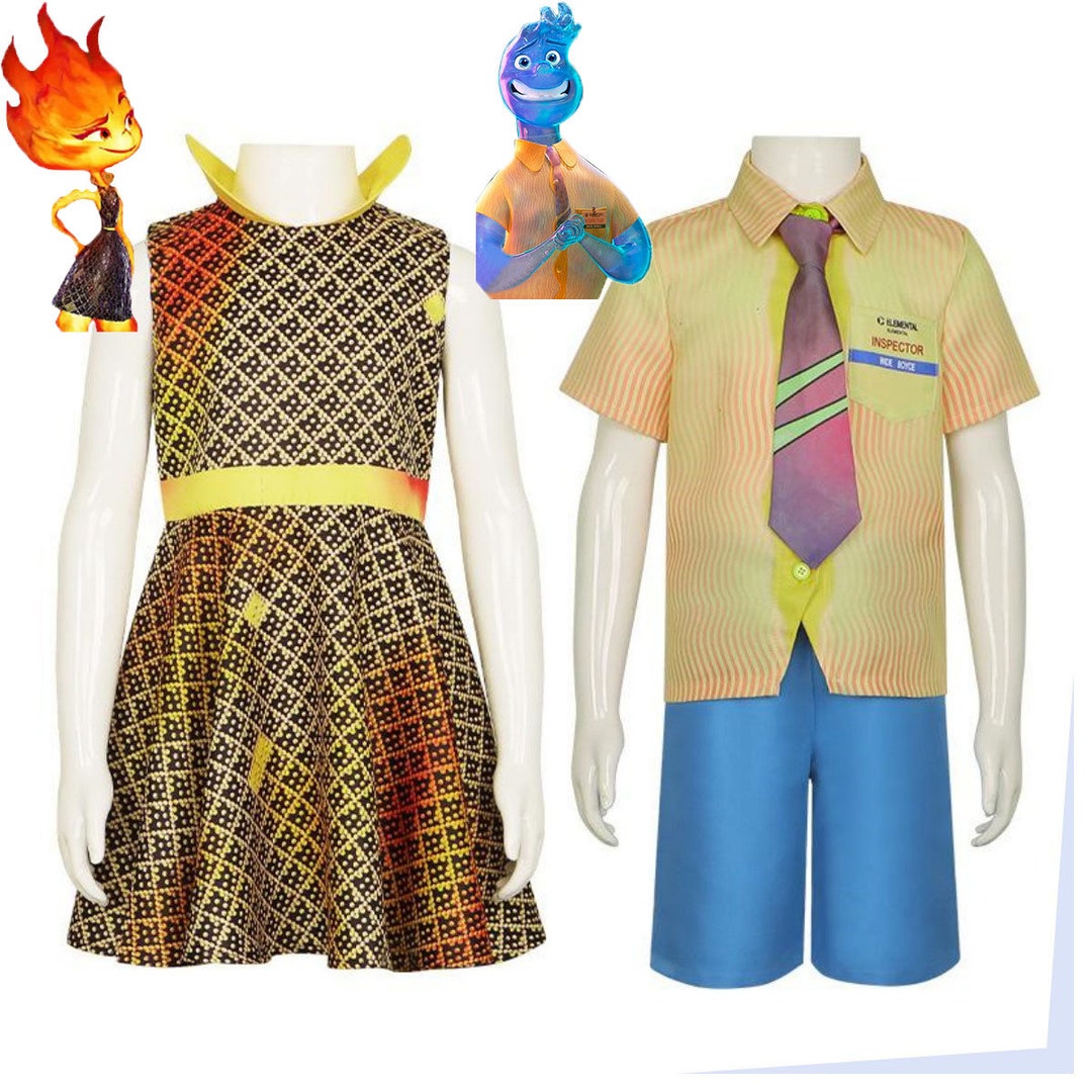 Elemental Cosplay Costume for Boy/girl Ember Wade Cosplay Suit - Etsy