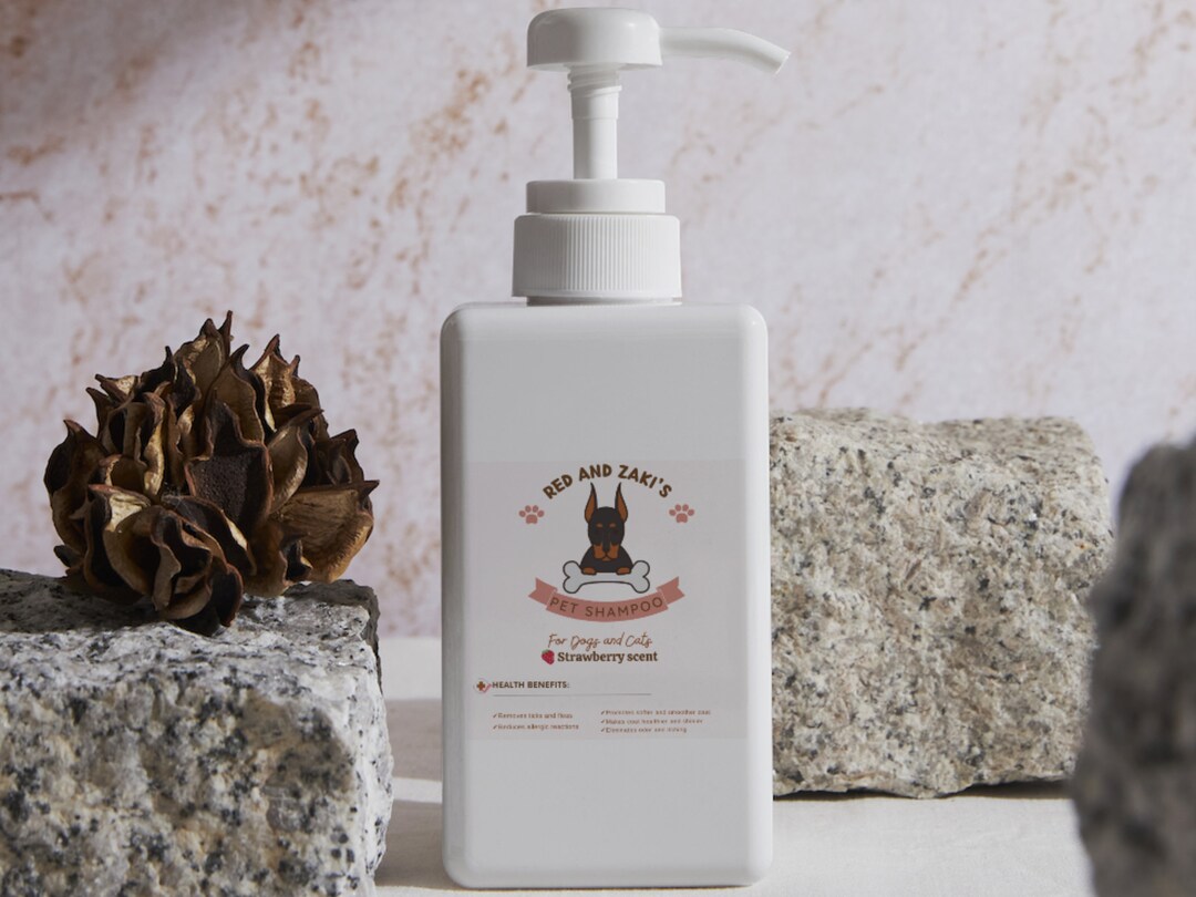 Pet Shampoo Bottle Template | Editable and Printable Digital Pet ...