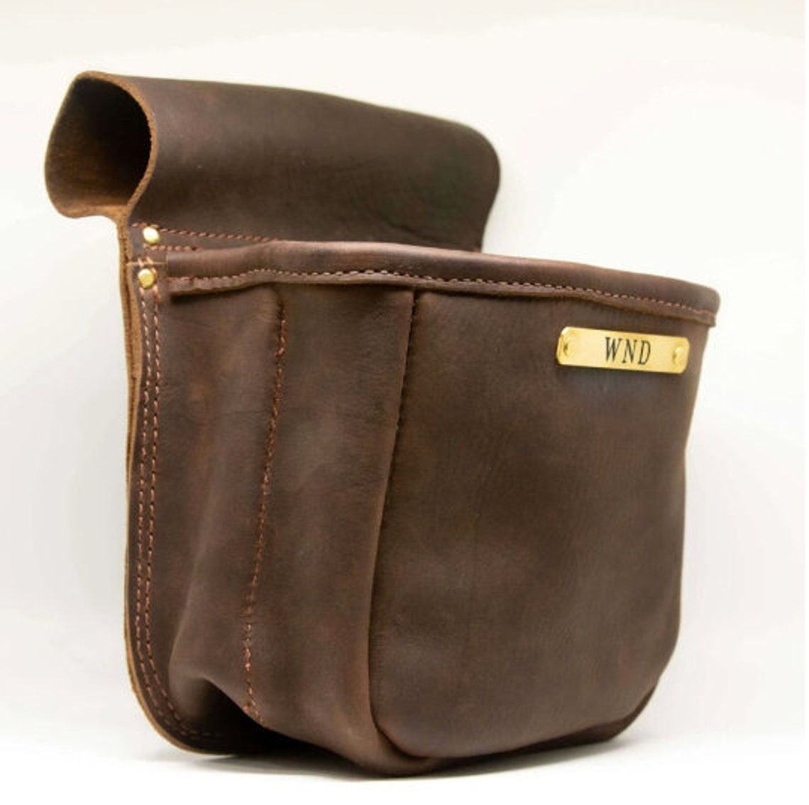 Leather Shell Pouch - Etsy