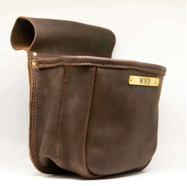 Leather Shell Pouch - Etsy
