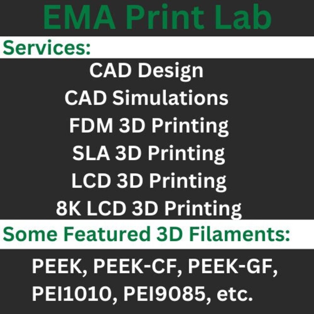Custom 3D Printing and CAD Design Services. High-quality Output, Rapid ...