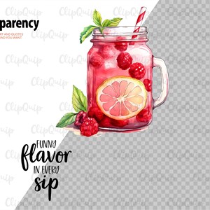 Iced Tea Watercolor Clipart & Quotes, Individual PNG SVG Images ...