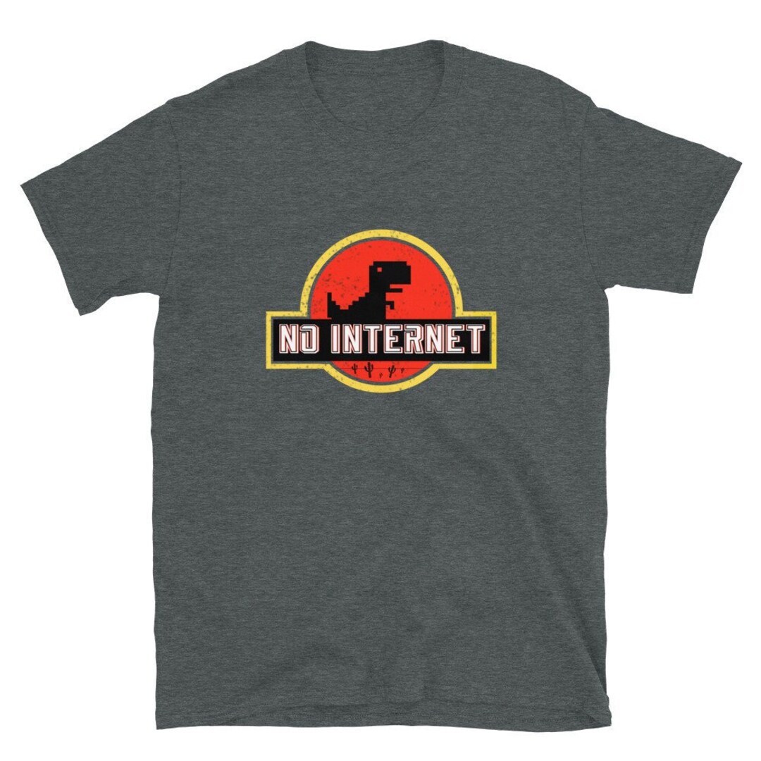 No Internet Geek Tshirt Dinosaur Pixel Nerd Computer Programmer T-shirt - Etsy