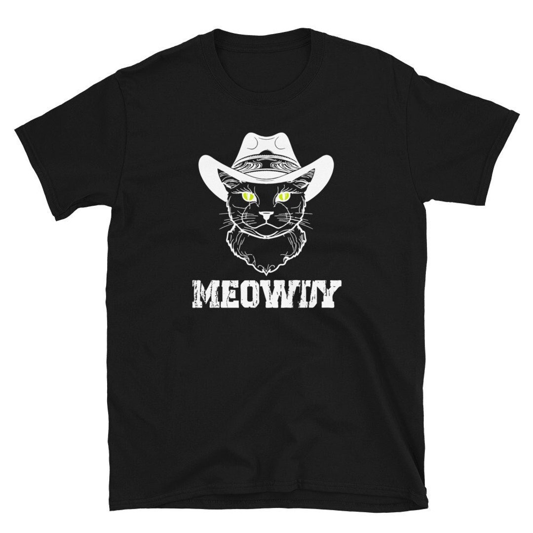 Meowdy Funny Mashup Between Meow and Howdy Cat Meme T-shirt - Etsy