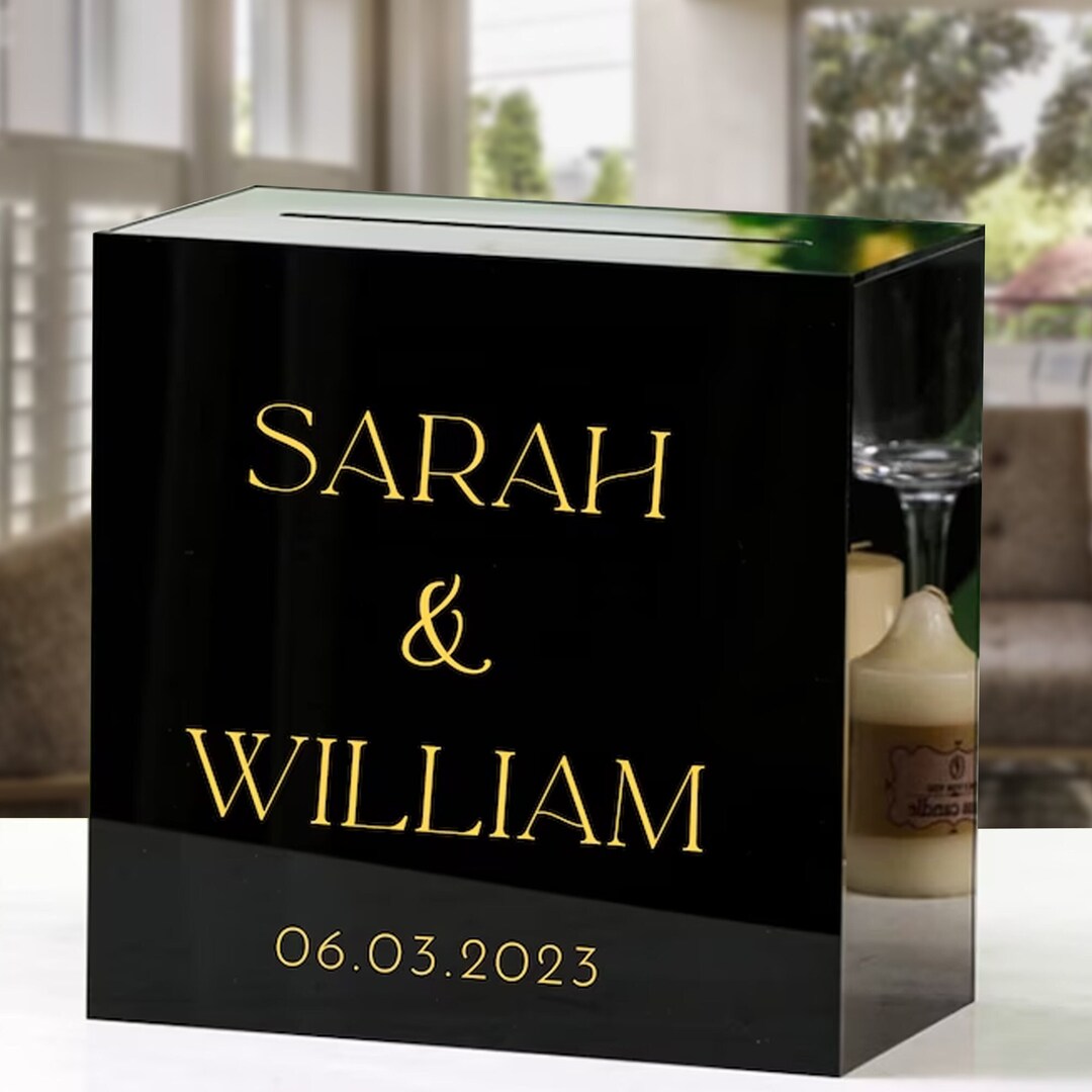 Thank You Card Box Well Wishes Box Customized Personalized - Etsy