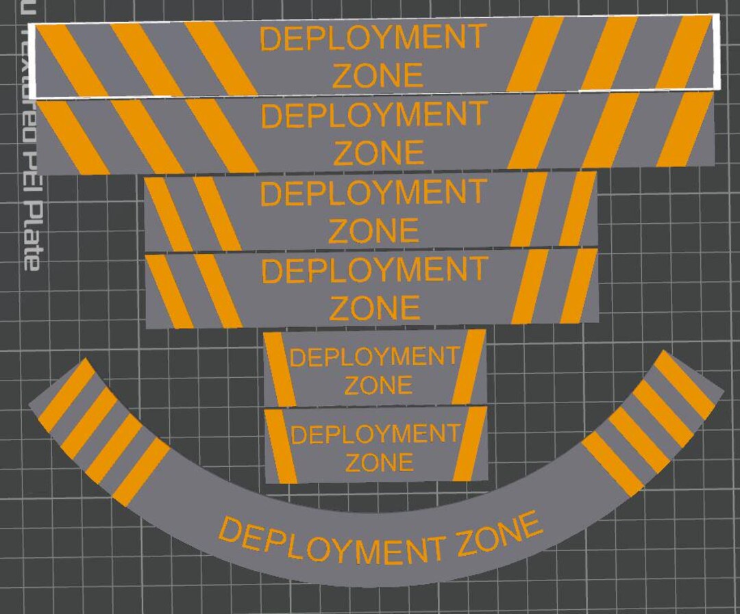 Deployment Markers - 3D Printed for All Your War Gaming Needs. - Etsy UK