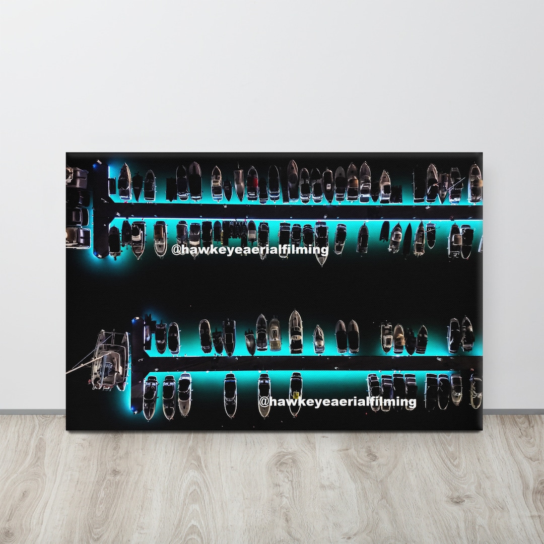 Sanctuary on a Floating Dock Wrapped in the Shimmer of - Etsy