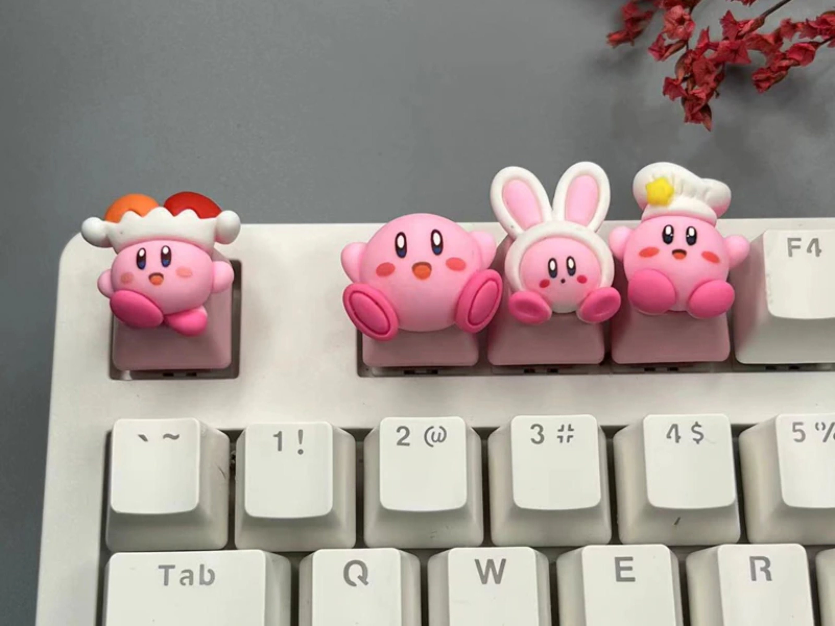 Kirby Keycaps - Kawaii Keycaps, Cherry MX Mechanical Keyboard, 3D ...